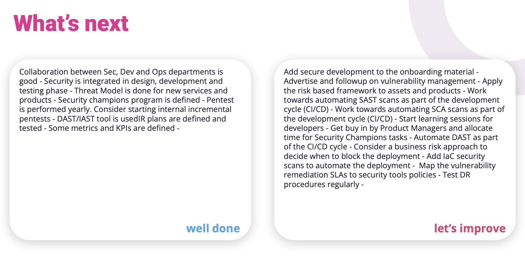 Assess your DevSecOps Maturity with our self-assessment - dcodx.com